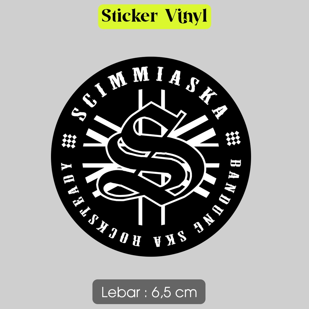 Jual Stiker Scimmiaska Sticker Vinyl Satuan Bahan Anti Air | Shopee ...