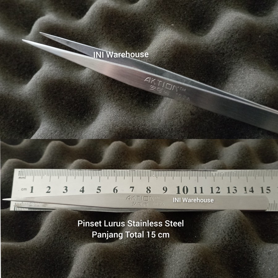 Jual AKTION Pinset Pin Set Ujung Lurus Serbaguna | Shopee Indonesia