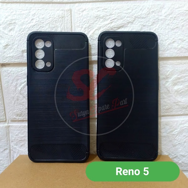 Jual SOFTCASE OPPO RENO 5 - CASE IPAKY CARBON OPPO RENO 5F - SC ...
