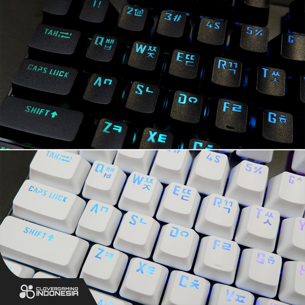 Jual Keycaps CLV Korea Hangul Layout - Mechanical Keyboard Hangeul ...