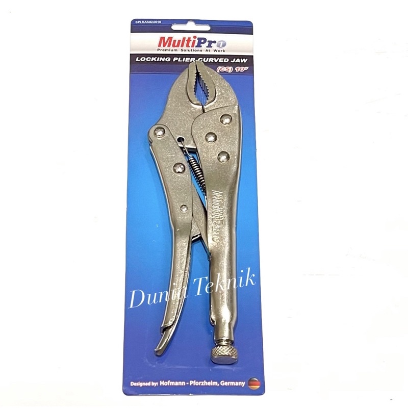 Jual MULTIPRO Tang Buaya 10 inch Locking Pliers Curved Jaw Vise Grip ...