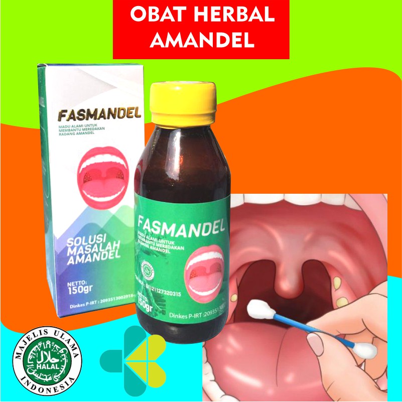Jual Obat Amandel Ampuh Herbal Asli FASMANDEL Indonesia | Shopee Indonesia