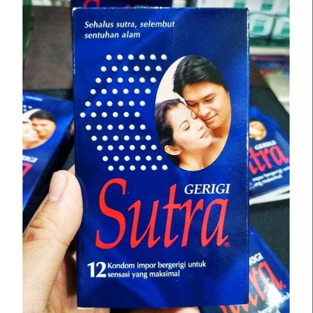 Jual SUTRA BIRU ISI 12 / SUTRA GERIGI /SUTRA DOTTED/ KONDOM SUTRA ...