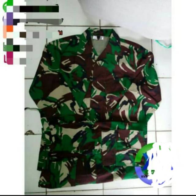 Jual Setelan loreng malvinas/baju pdl tni/seragam loreng tni | Shopee Indonesia
