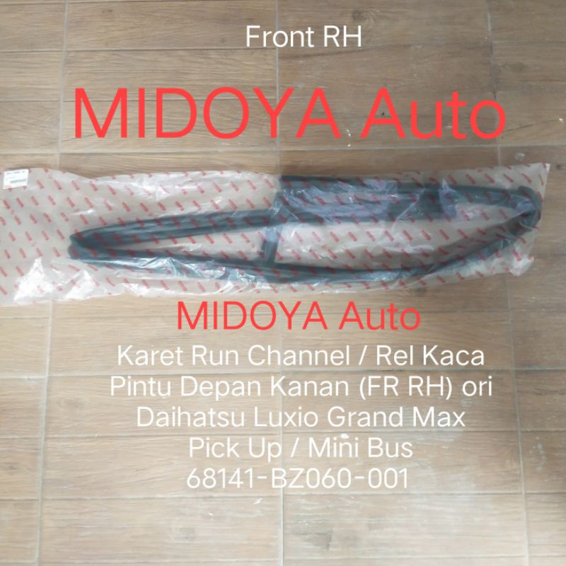 Jual Karet Run Channel / Rel Kaca Pintu Depan Daihatsu Luxio Grand Max ...