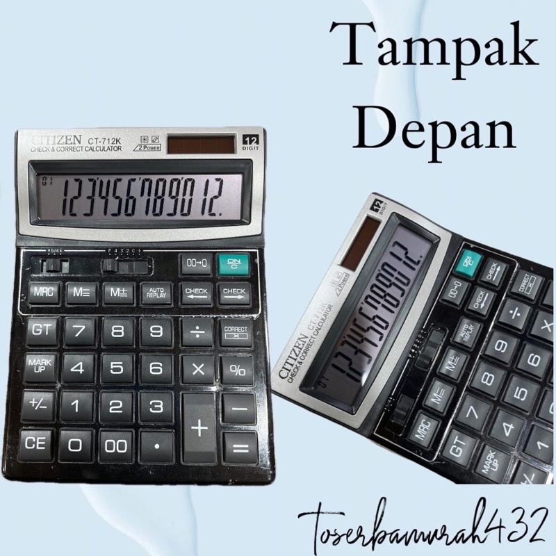Jual kalkulator ct 712 K | Shopee Indonesia