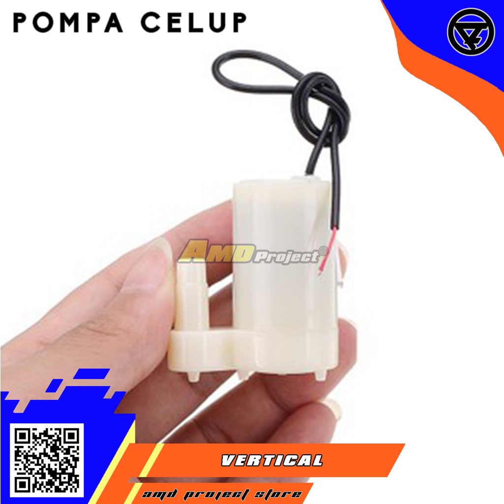 Jual Pompa Air Celup Mini Summersible Water Pump DC Arduino 3-6V 5 Volt ...
