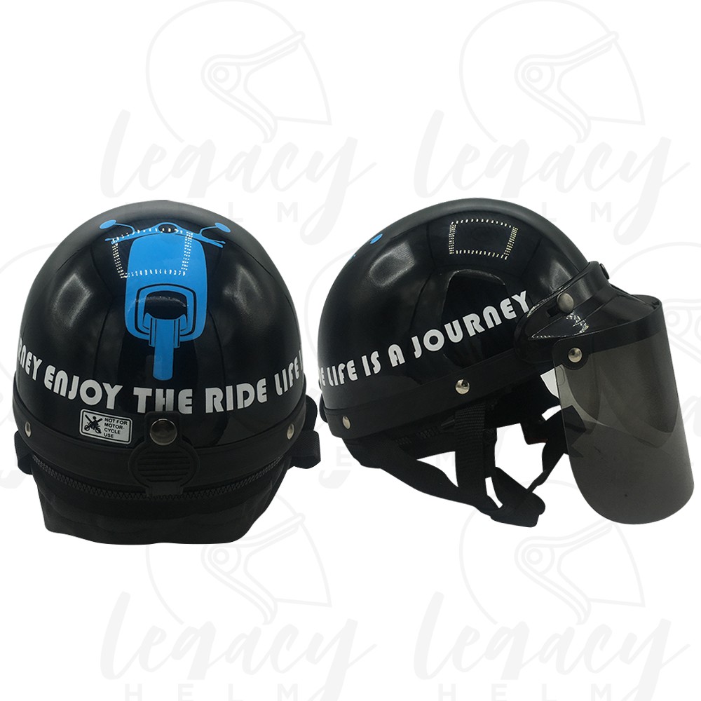 Jual Legacy Helm - Helm Chips Bogo Setengah Dewasa Motif Journey ...