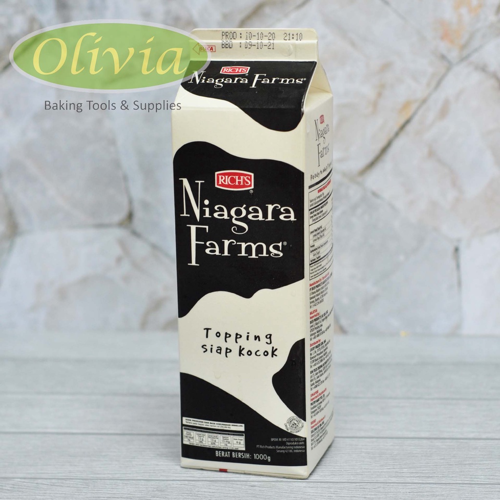 Jual Richs Niagara Farms / Dairy Whipping cream Rich's 1L | Shopee ...
