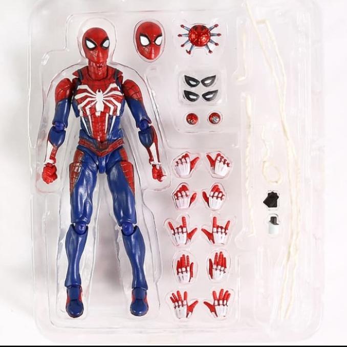 Jual Harga Gudang Shf Spiderman Ps4 Advanced Suit Action Figure ...