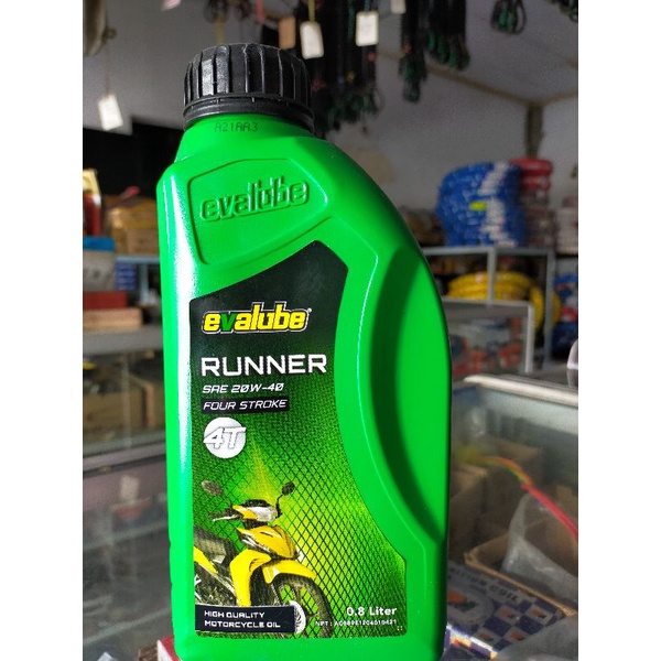 Jual Evalube 4T Runner SAE 20W-40 Oli Mesin Motor [800 mL] | Shopee ...