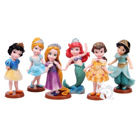 Jual Princess duyung Figure Set 6 Mainan Pajangan Miniatur Hiasan ...