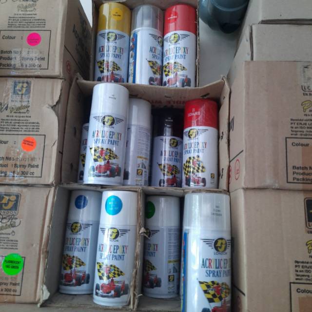 Jual Cat semprot pilox RJ London warna premium | Shopee Indonesia