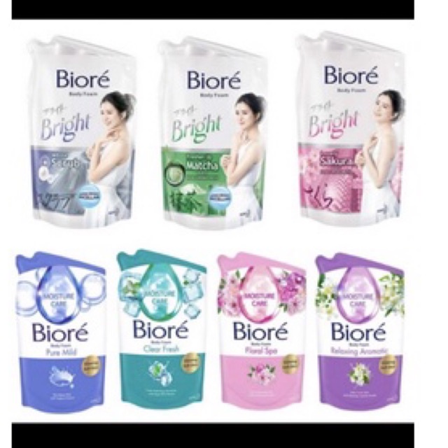 Jual BIORE Body Foam (sabun cair refill) 450ML - Body Wash | Shopee Indonesia