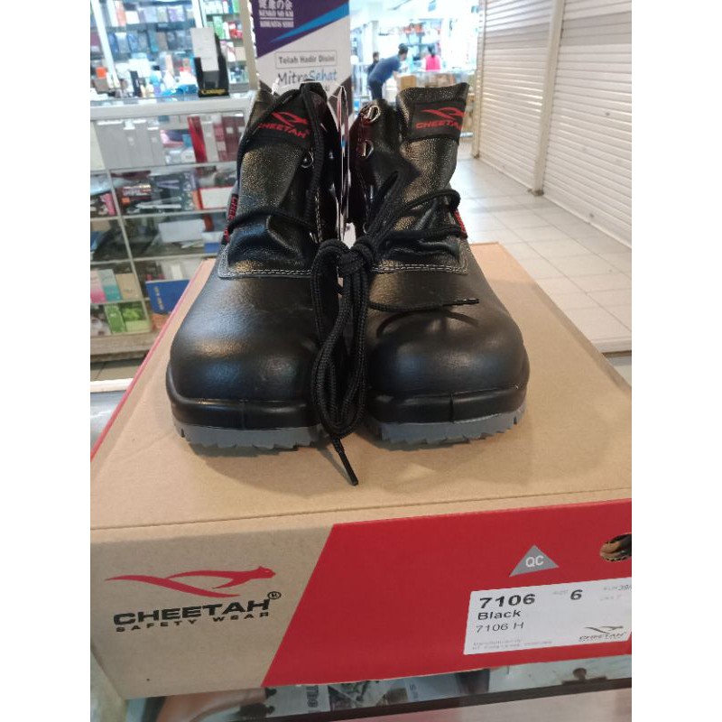 Jual SEPATU SAFETY CHEETAH TYPE 7106 H | Shopee Indonesia