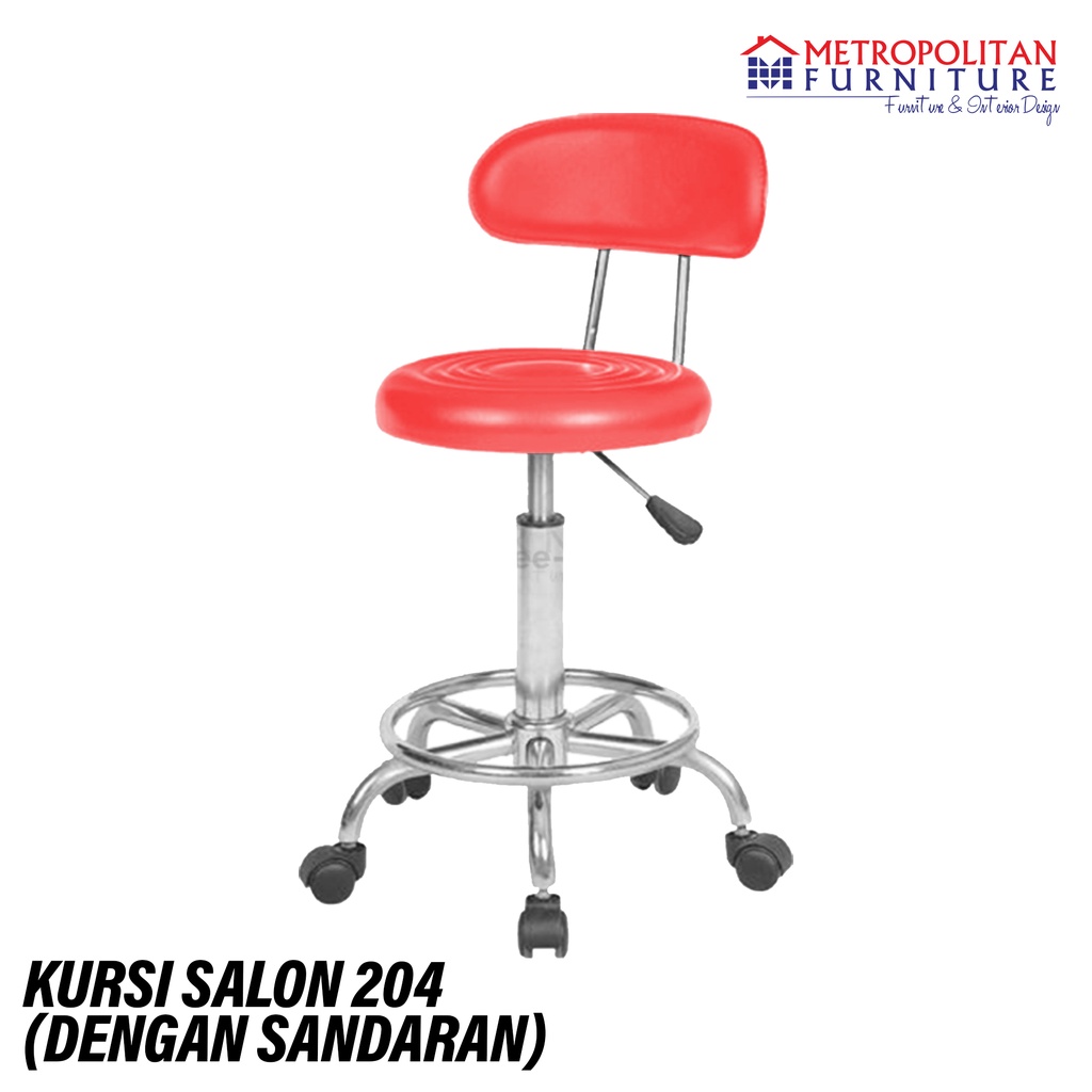 Jual Mee Do Kursi Salon Hidrolik Bulat Roda Barstool Hydraulic Bangku ...