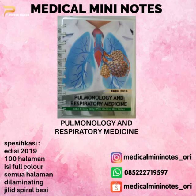 Jual MMN-Medical mini notes - Paru (Pulmonology) | Shopee Indonesia