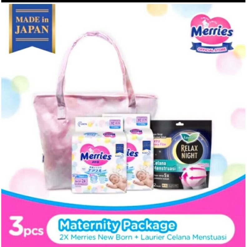 Jual paket perlengkapan melahirkan merries sale obral(free tas cantik) | Shopee Indonesia
