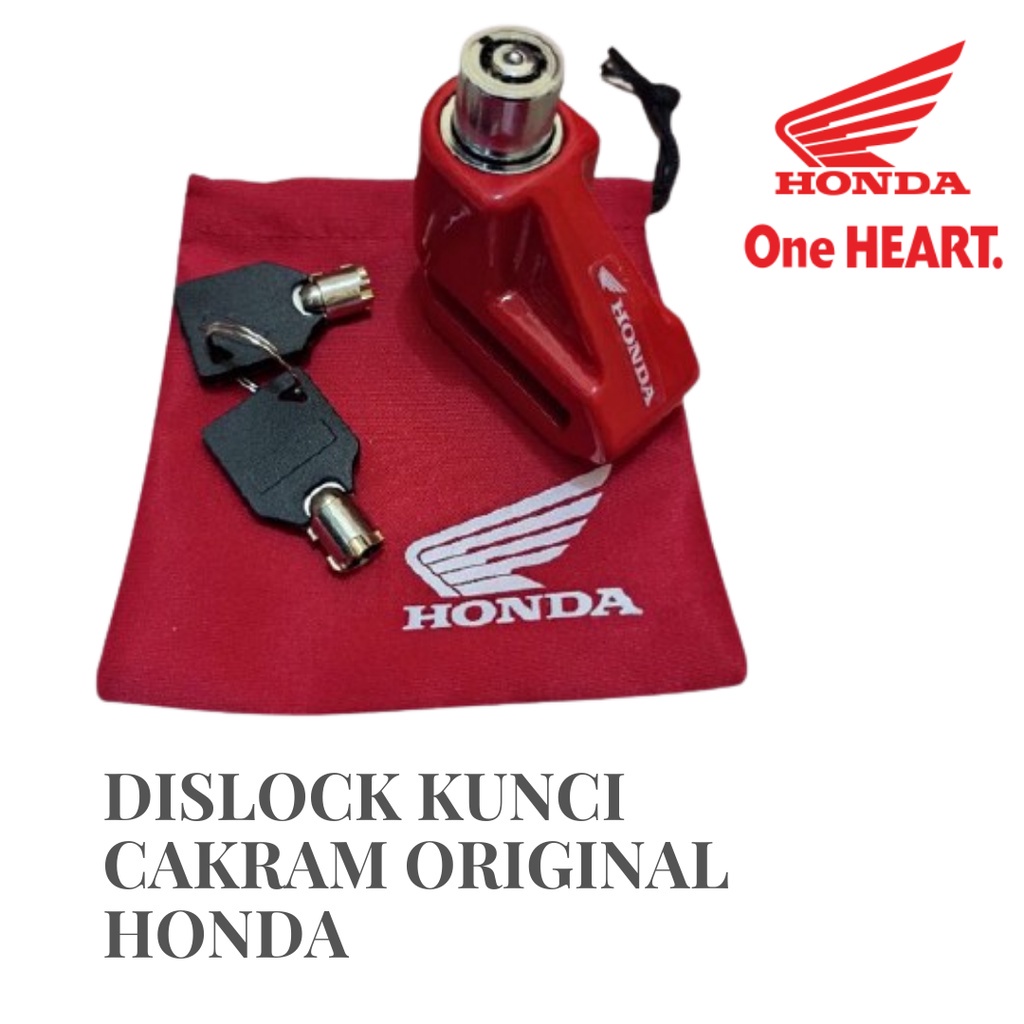 Jual Kunci Gembok Cakram Motor Dis Lock original Ahm Honda | Shopee ...
