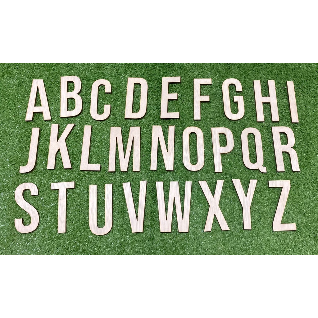 Jual Wooden Font | Huruf kayu | Cutting Laser | Shopee Indonesia