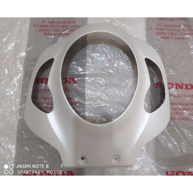 Jual COVER FRONT PANEL TAMENG DEPAN HONDA SCOOPY NEW LED K2F PUTIH DOFF ...