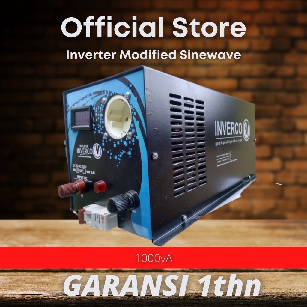 Jual POWER INVERTER INVERCO 24V | INVERTER 1000 watt | Shopee Indonesia