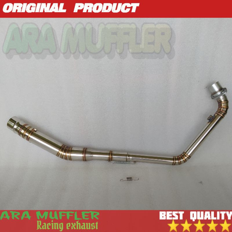 Jual Pipa leher knalpot Honda Sonic 150 full stainless | Shopee Indonesia