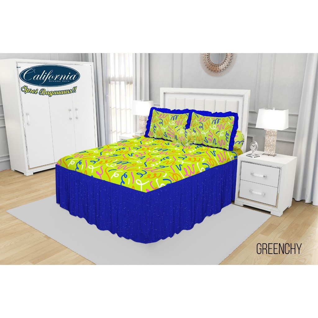 Jual California - Sprei RUMBAI King (180x200) Terlaris pilihan A ...