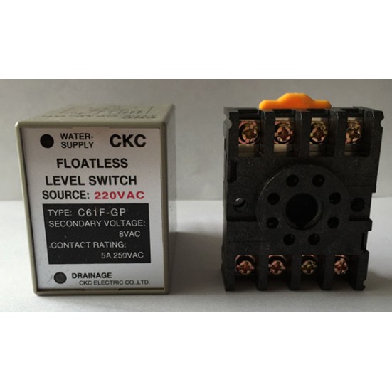 Jual C61F-GP 220VAC floatless level switch / Water Level Controller ...