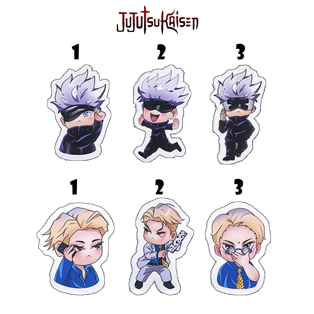 Jual Jujutsu Kaisen Sticker Chibi Shopee Indonesia