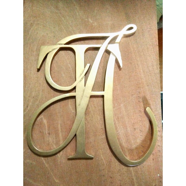 Jual Huruf kayu inisial wedding monogram | Shopee Indonesia