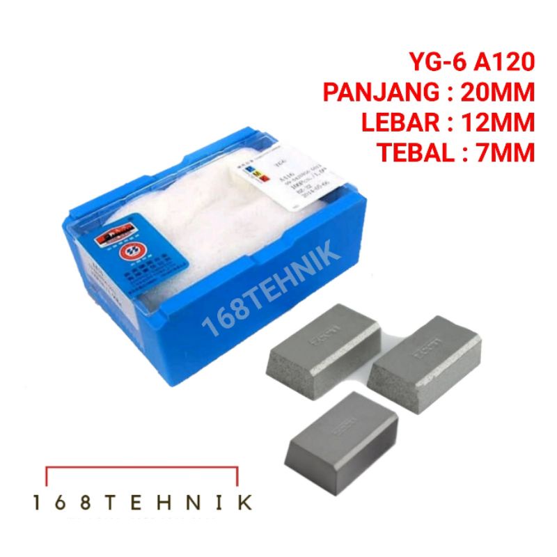 Jual MATA WIDIA A120 ECER CEMENTED CARBIDE YG6 A120 / BETEL WIDIA YG-6 ...