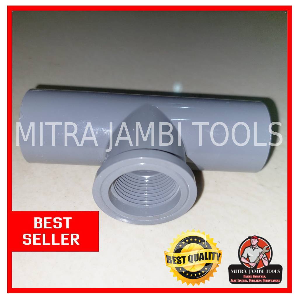 Jual TEE DRAT DALAM 3/4 INCH POWER / RUCIKA FAUCET TEE PIPA 3/4" ORIGINAL | Shopee Indonesia