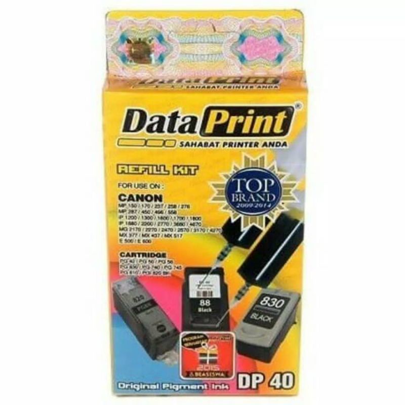 Jual Tinta Data Print DP 40 Black/Hitam untuk semua tipe printer Canon | Shopee Indonesia