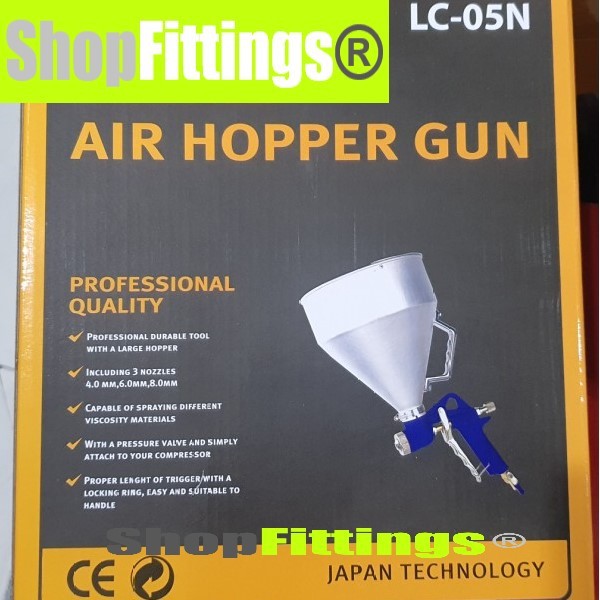 Jual Spray Gun Hopper Paint Texture Cement Alat Semprot Cat Tembok ...
