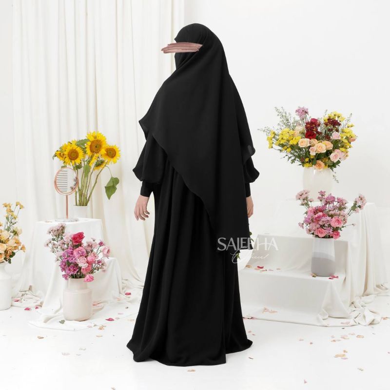 Jual ABAYA NOOR SERIES BY SALEEHA OFFICAL (satu set) | Shopee Indonesia