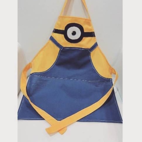 Jual NIKKO - Celemek Minion Apron Anak Dewasa Karakter Kartun Lucu Unik ...