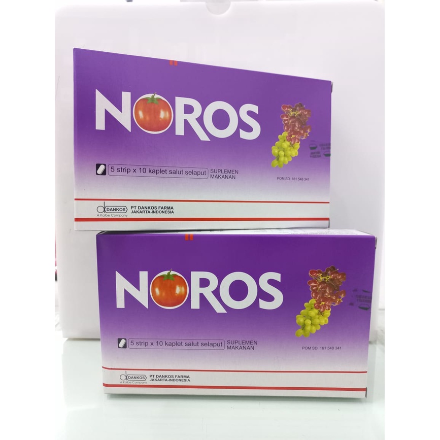 Jual NOROS SUPLEMEN MAKANAN 50 KAPLET | Shopee Indonesia