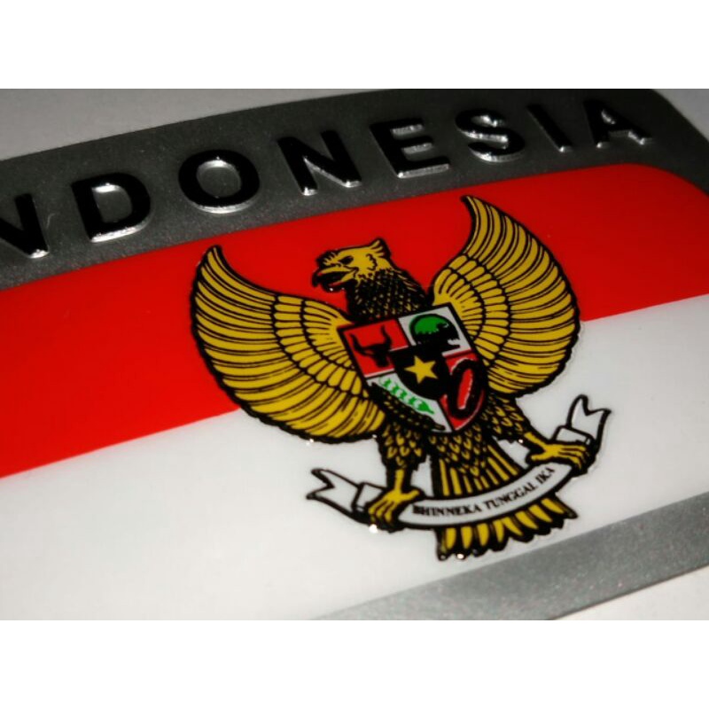 Jual Stiker Timbul Bendera Indonesia Merah Putih Garuda Pancasila ...