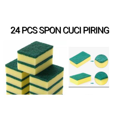 Jual Busa/SPONS Cuci Piring isi 24 pcs | Shopee Indonesia