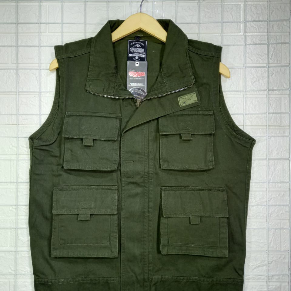 Jual Rompi Tactical Outdoor Jumbo Wartawan Lapangan Kerja Sosial Proyek ...