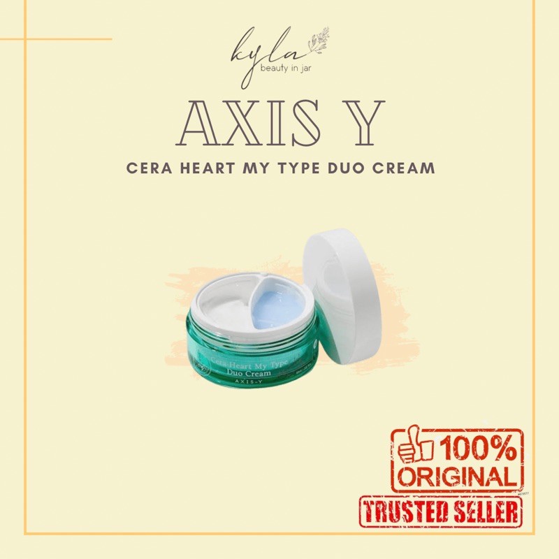 Jual 🇰🇷 READY AXIS Y CERA HEART MY TYPE DUO CREAM 60 ML ORIGINAL KOREA ...