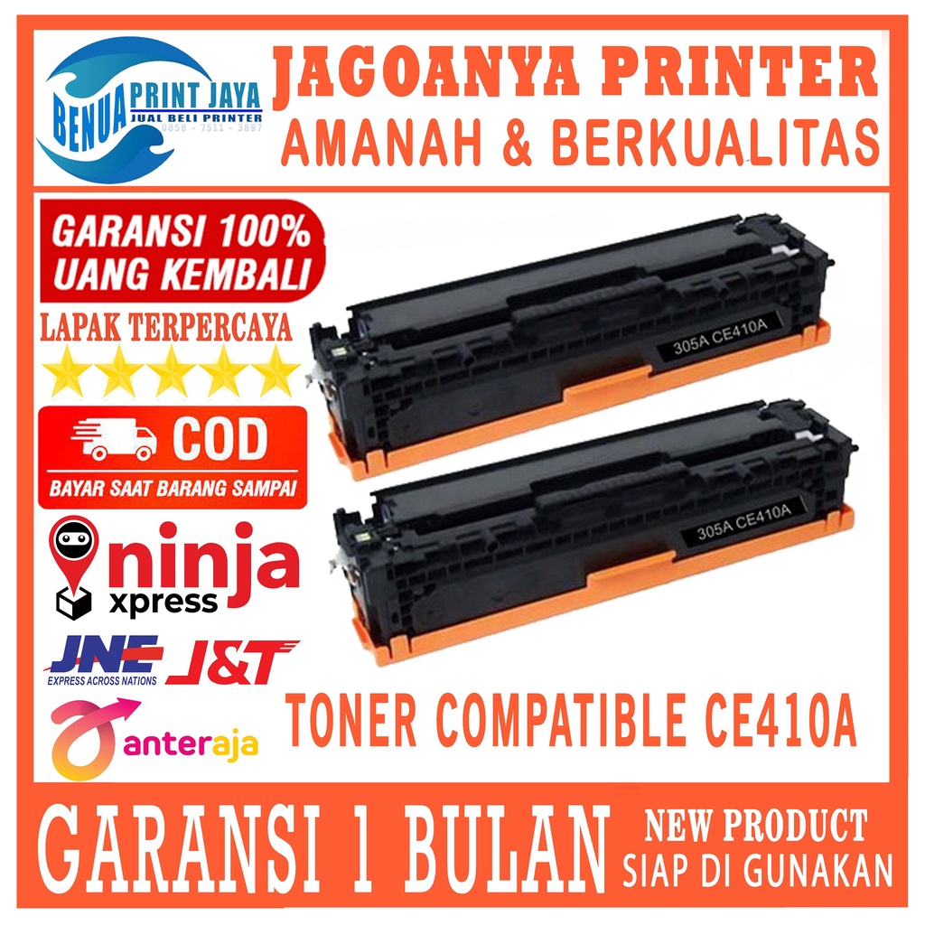 Jual cartrdige Toner Compatible CE410A CE411A CE412A CE413A 305A Black ...