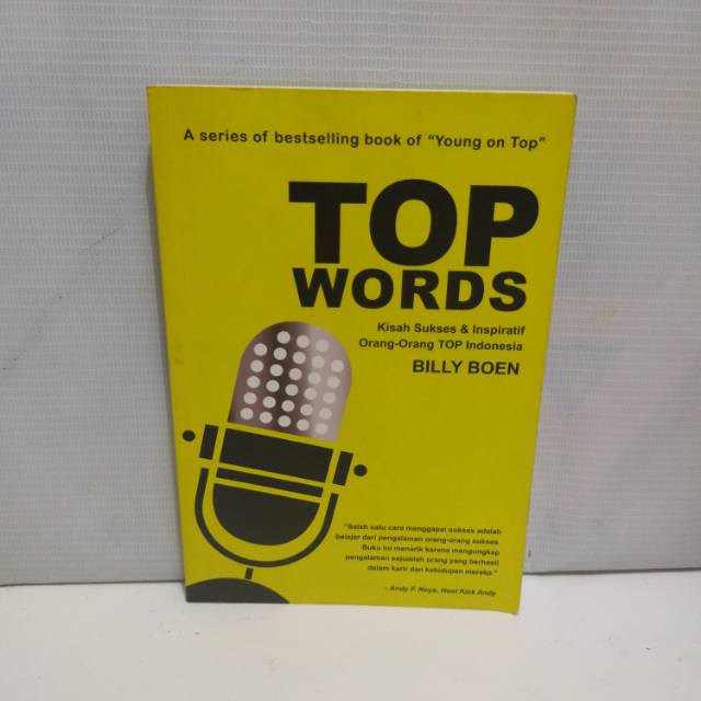 Jual Buku Top Words By Billy Boen | Shopee Indonesia