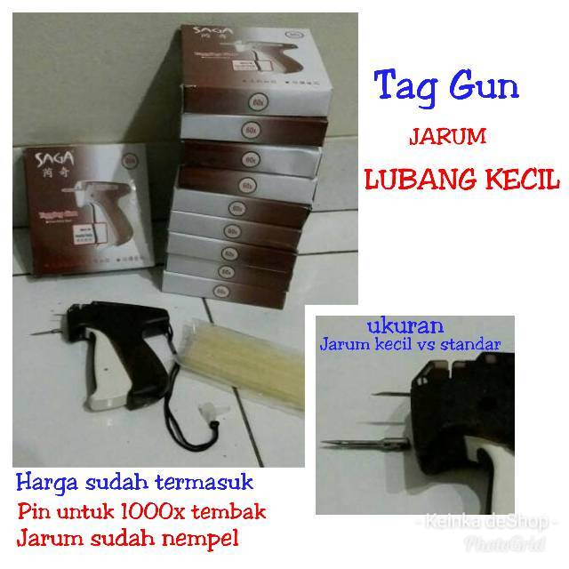 Jual Alat tembak label merk harga TAG GUN TAGGUN LUBANG JARUM PALING ...