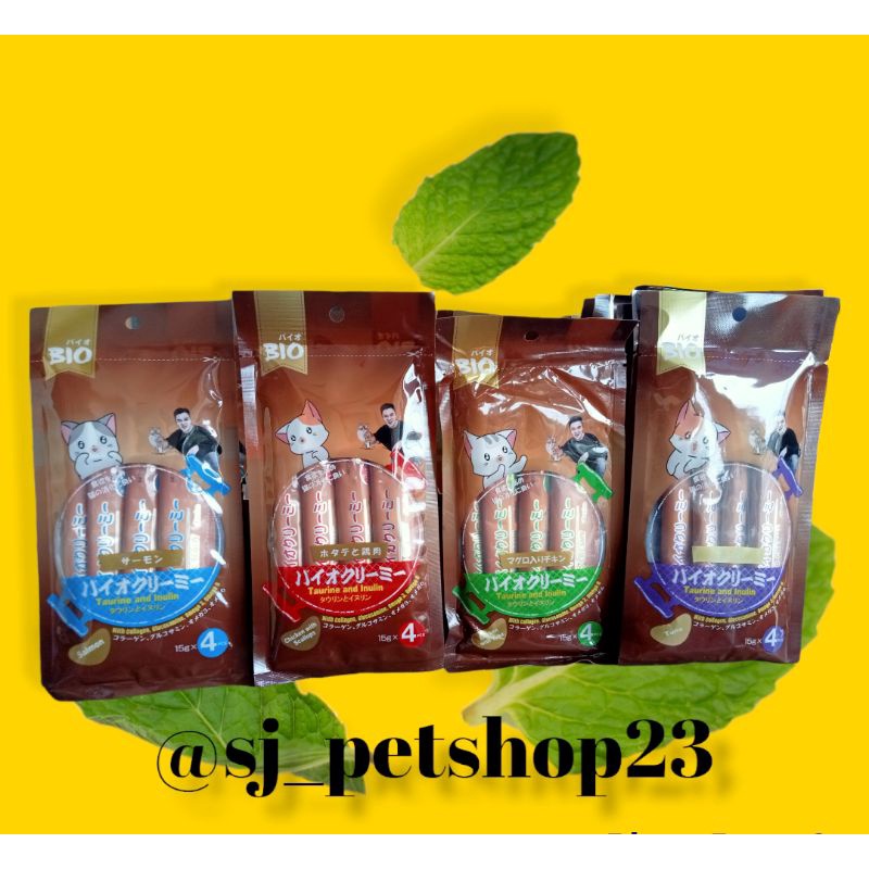 Jual Bio Creamy Camilan dan vitamin Kucing | Shopee Indonesia