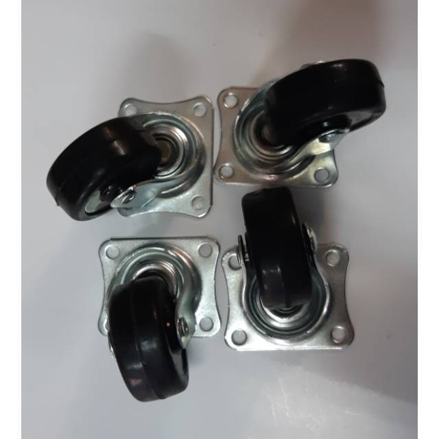 Jual RODA UTK KOPER, STELING, FURNITURE DLL 1SET 4PCS BS PUTAR 360 ...