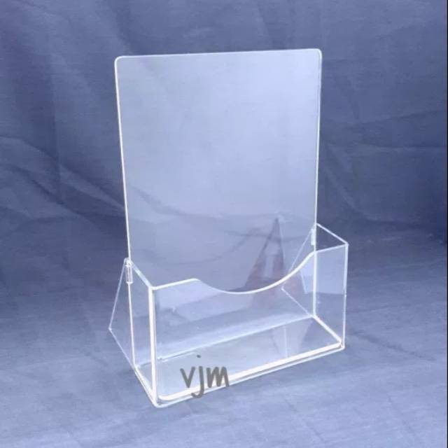 Jual Brosur holder f:2 atau a5 , standing brosur , signage display ...