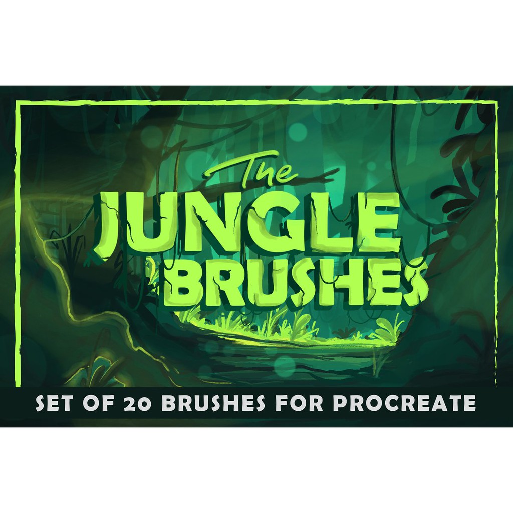 Jual Procreate Brush - The Jungle Procreate Brushes | Shopee Indonesia
