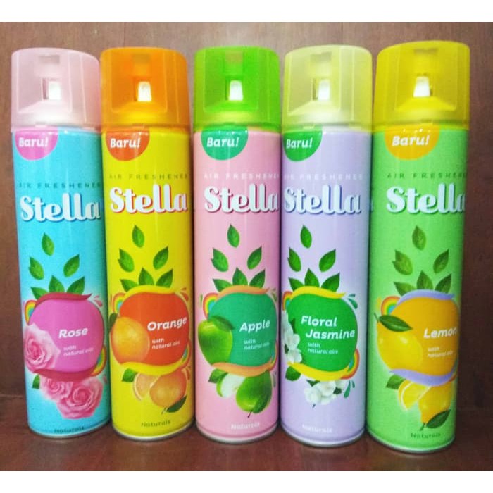 Jual STELLA AIR FRESHENER 350ML / STELLA AEROSOL / STELLA PENGHARUM ...